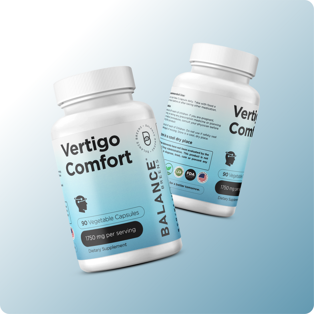 Vertigo Comfort 1750 mg, 90 Veggie Capsules – balancebreens.com